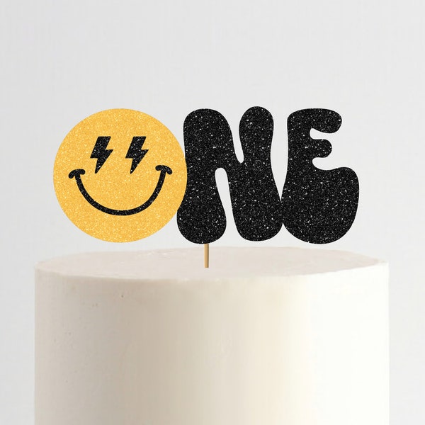 Smiley Face Birthday Topper - Etsy Australia
