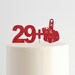 29 1 Middle Finger Cake Topper, Funny 30th Birthday Cake Topper, 30th ...