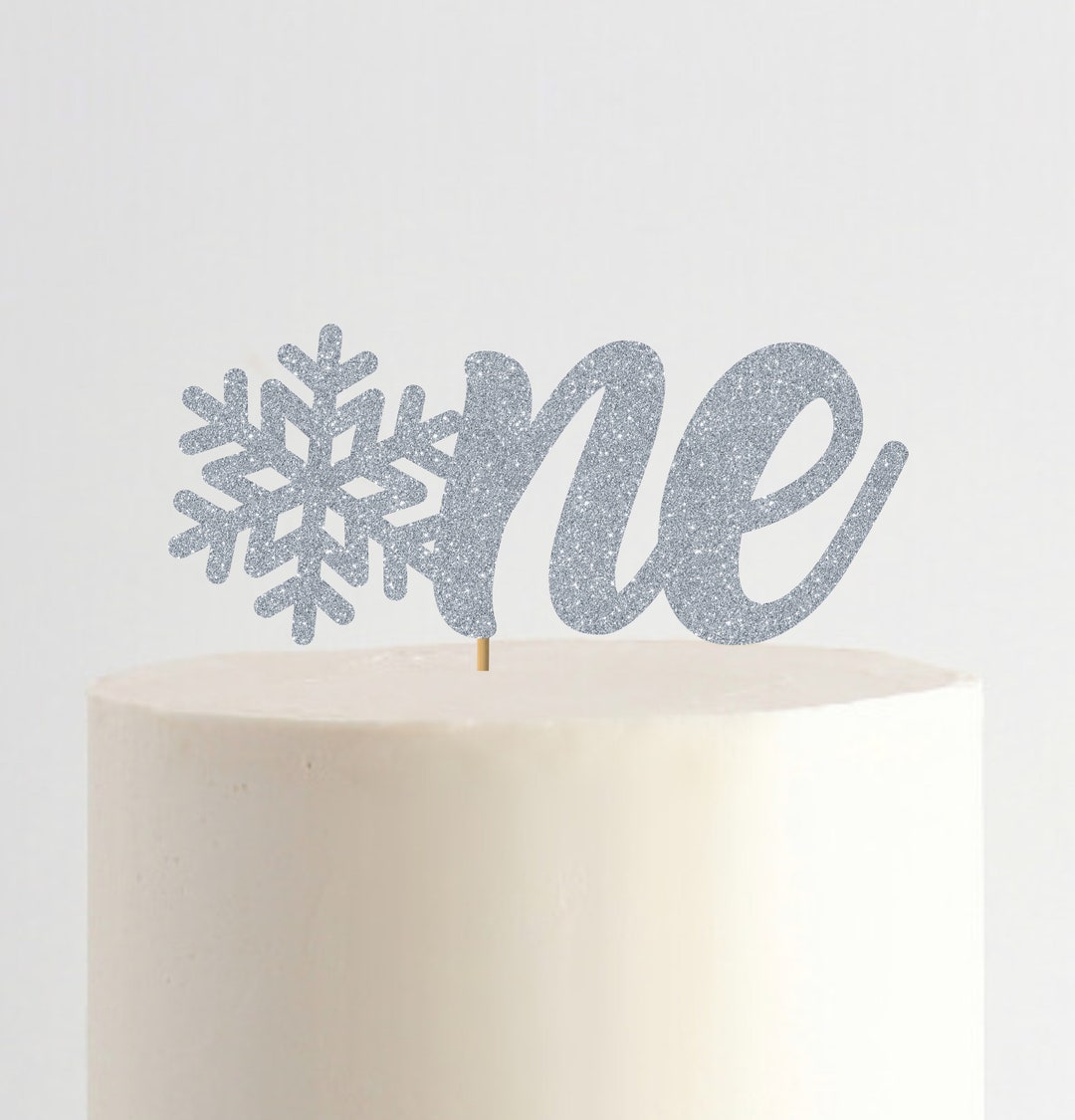 Winter Snowflake Cake Topper, One Birthday, First Birthday Decoration ...