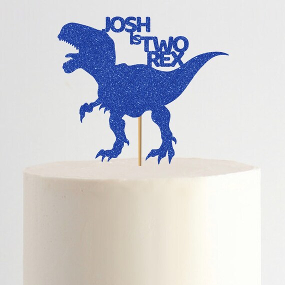 Two Rex Cake Topper Three Rex Birthday Two Rex Party Decor - Etsy