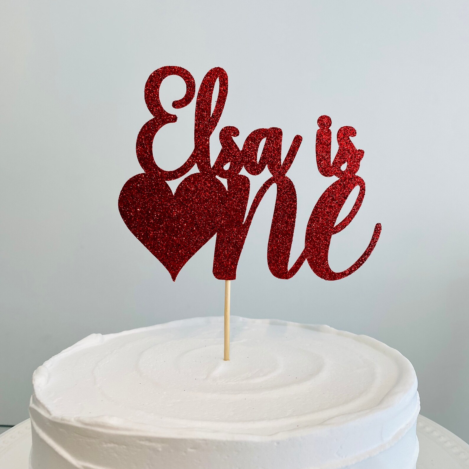 Personalized Name First Birthday Valentine's Day Theme - Etsy