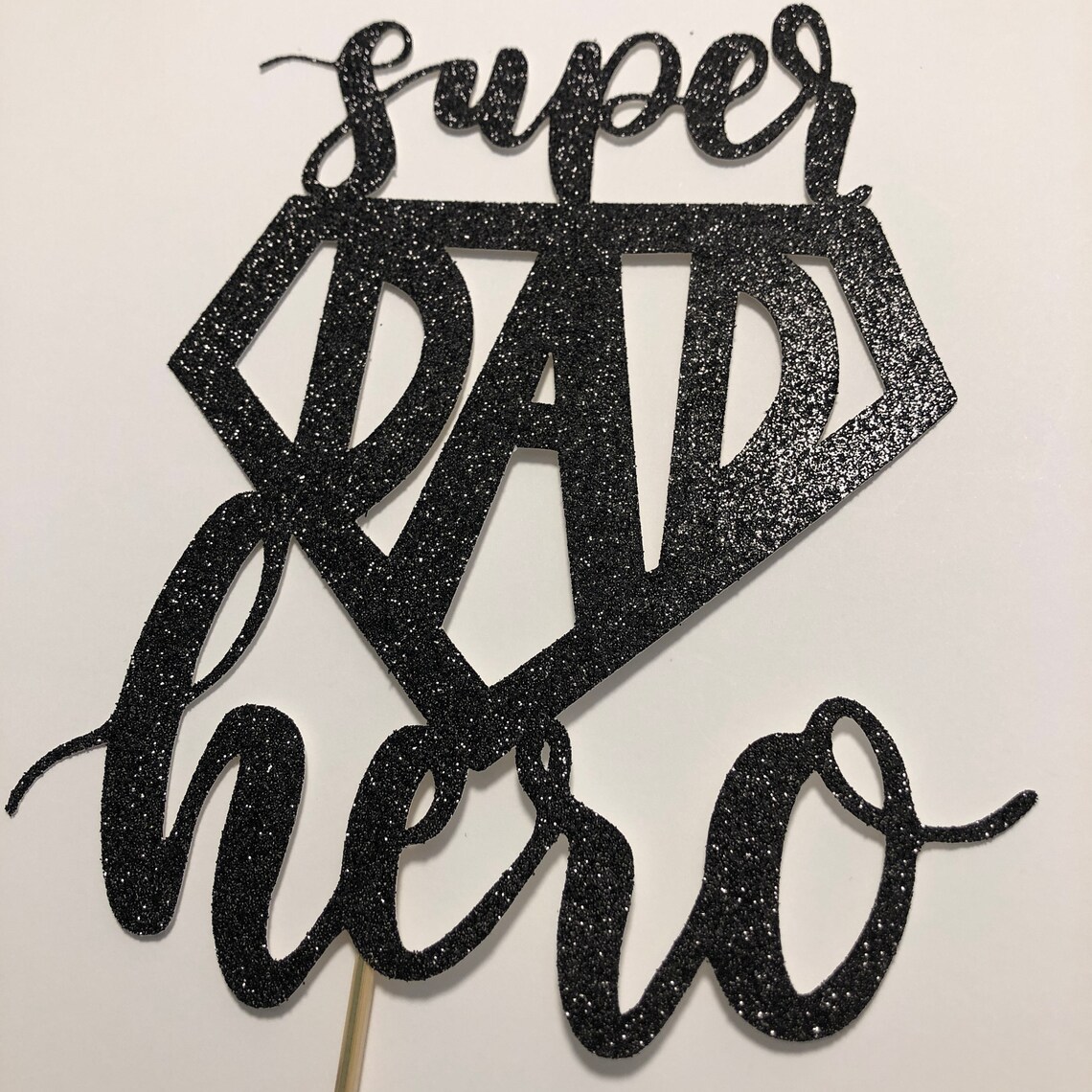 Super Dad Hero Cake Topper or Centerpiece Father's Day - Etsy