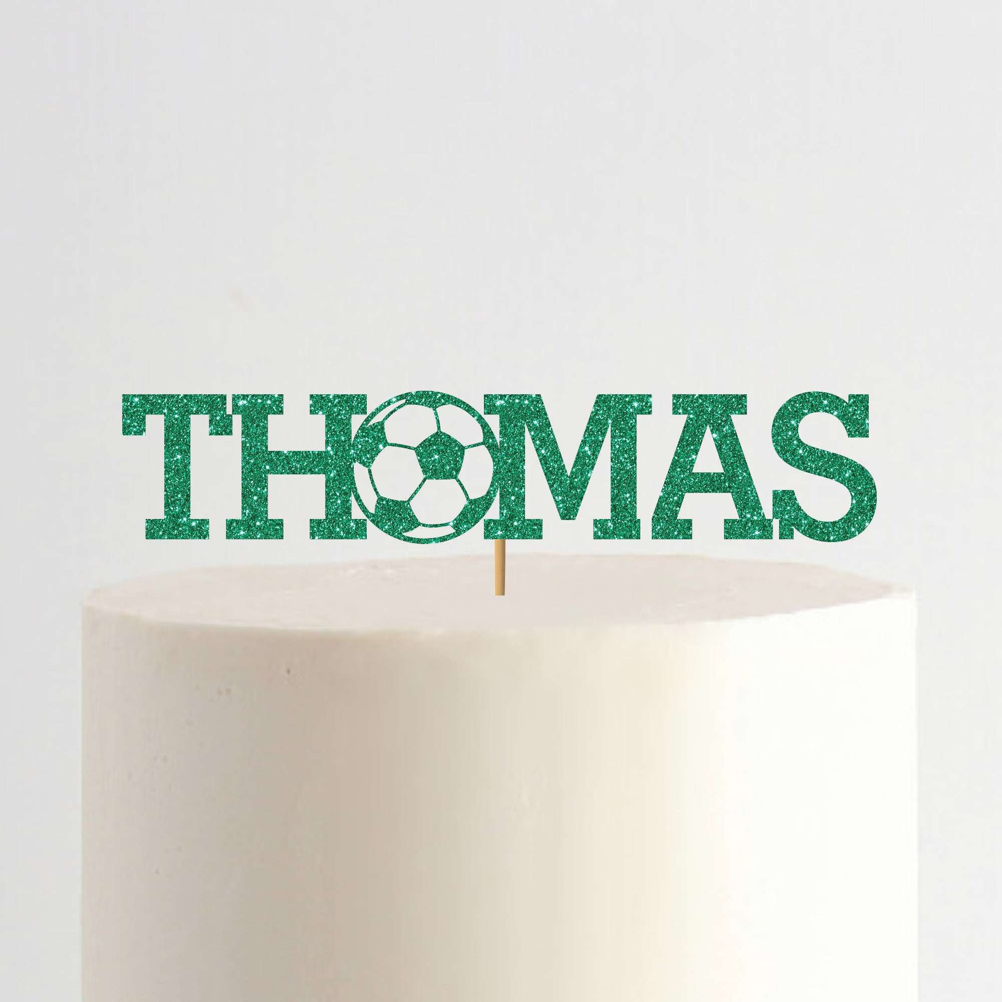 Custom Soccer Player Cake Topper Soccer Ball One Cake Topper - Etsy