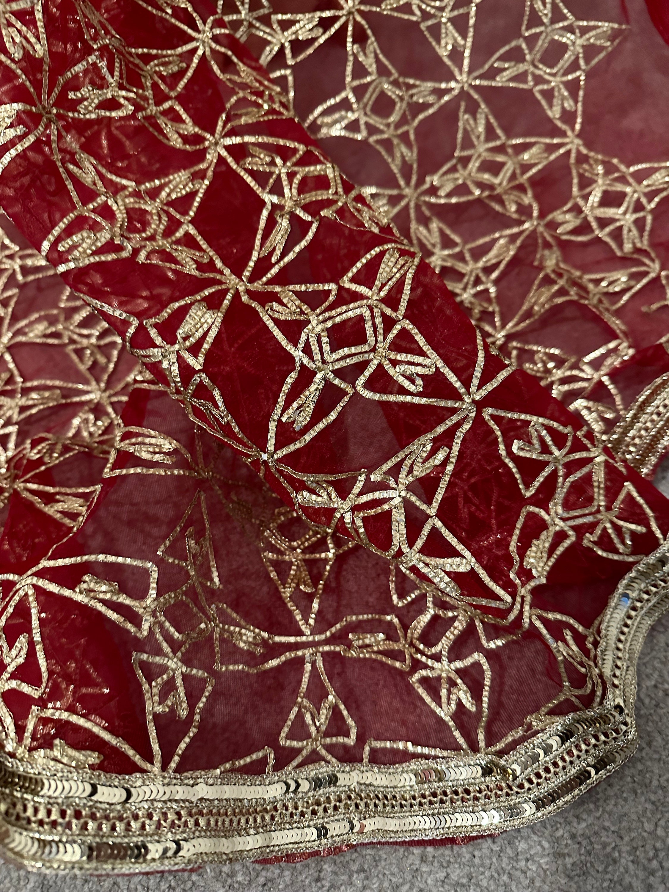 Traditional Pakistani Nikkah / Indian Net Veil / Dupatta / Wedding Veil ...