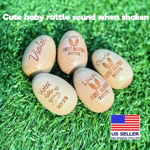 Personalized Wooden Musical Egg /shaker /kids Musical Instrument ...