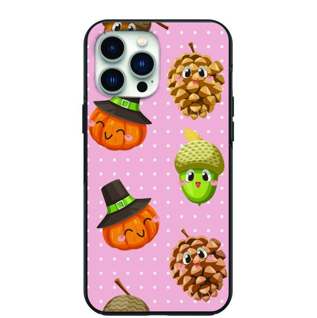 Cute Happy Thanksgiving Pattern for Apple iPhone & Samsung Phone ...