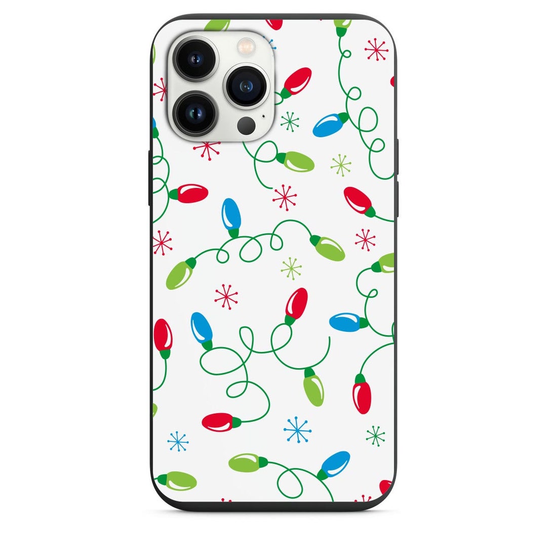 Christmas String Lights Design Design for Apple iPhone & Samsung Phone ...