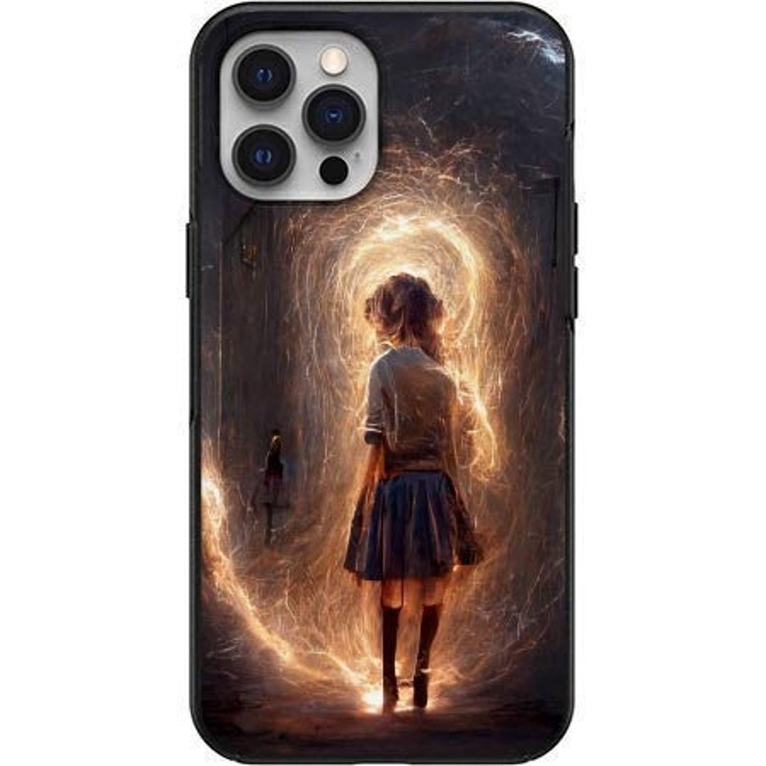 Girl Being Pulled Into Portal Design Case for iPhone 14 14 Pro 14pro ...