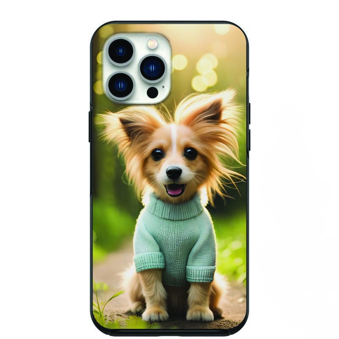 Cutest Little Dog in A Blue Sweater Phone Case for iPhone 7 8 X XS XR ...