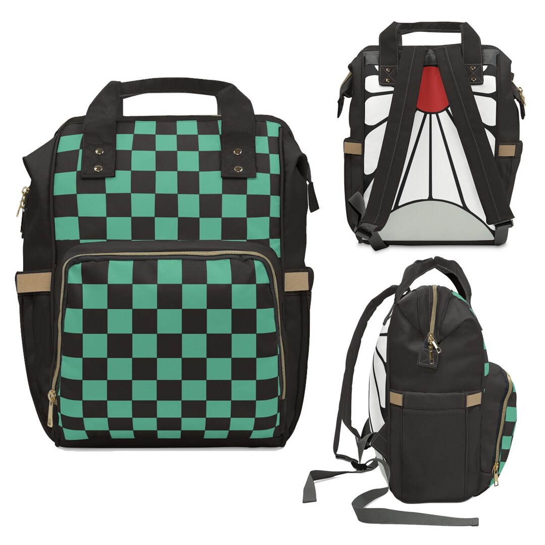 Multifunctional Diaper Backpack, Anime Style Diaper Backpack, Demon ...