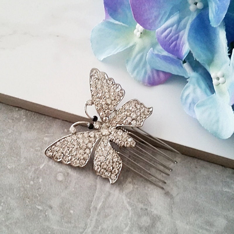Butterfly Hair Comb - Etsy