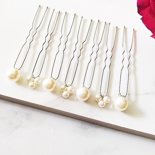 Pearl Hair Pins - Etsy