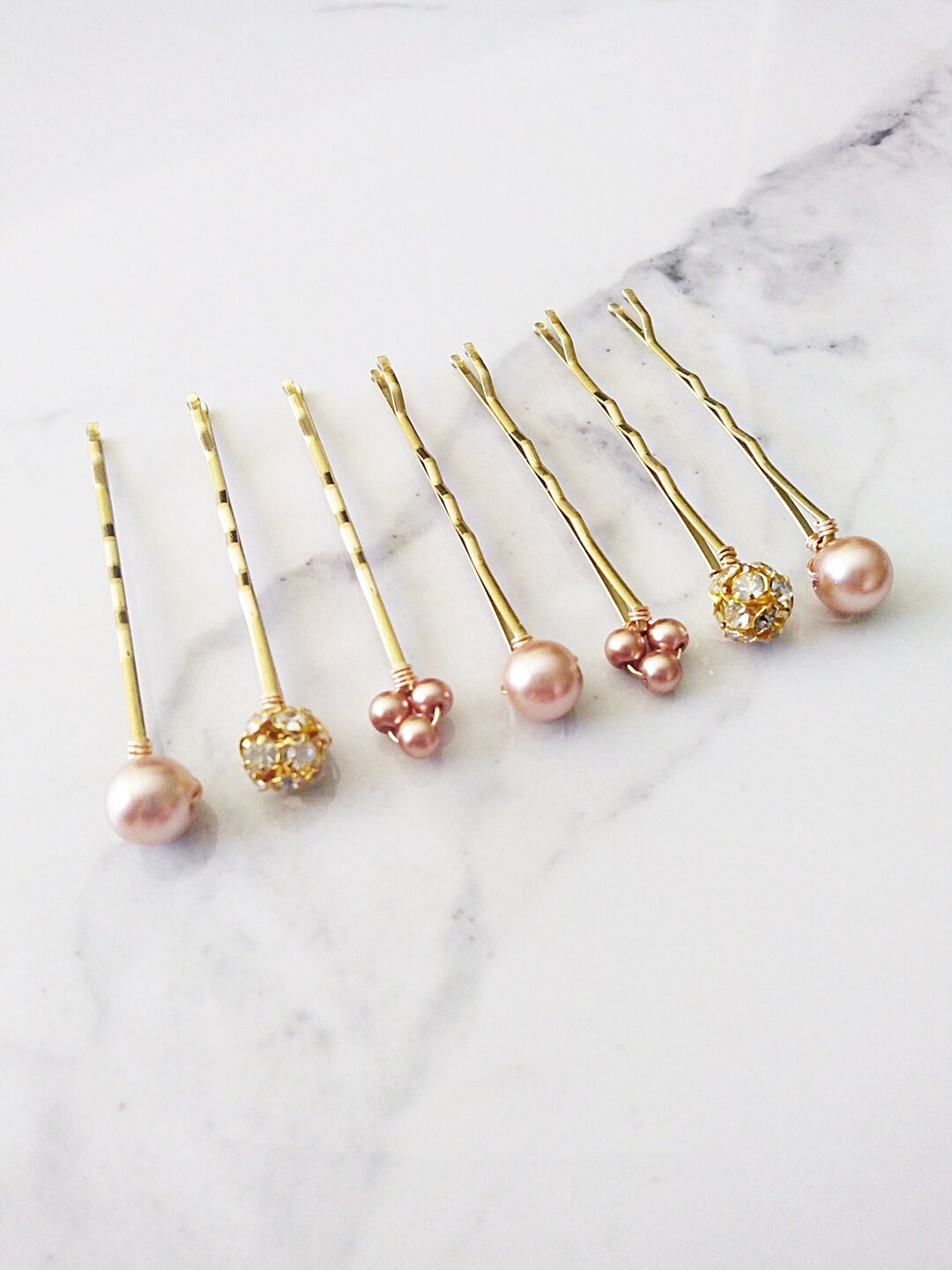 Beach Wedding Hair, Champagne Hair Pin, Pearl Hair Pin, Flower Girl ...