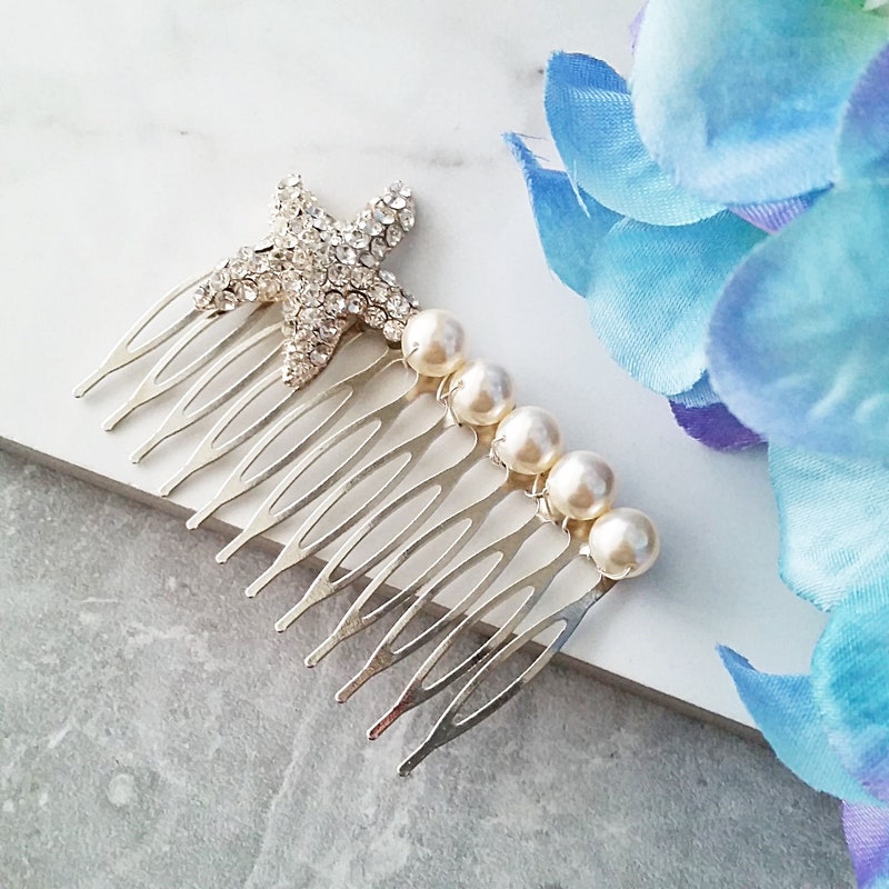 Starfish Hair Comb - Etsy