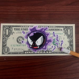 Ghastly Graffiti Dollar Art - Etsy