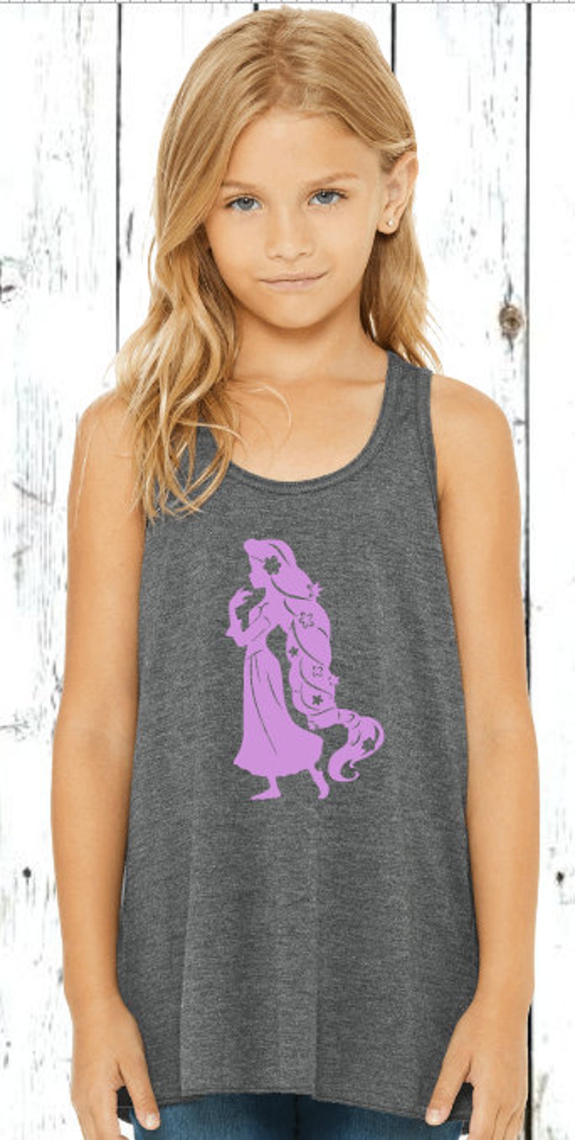 Disney Rapunzel Tank Girls and Women's Disney Tank | Etsy