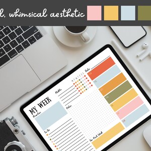 Weekly Planner Template | Printable and Digital | PDF | Landscape ...