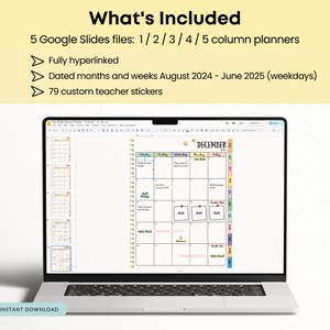 2024-2025 Editable Teacher Planner | Digital and Printable | Google ...