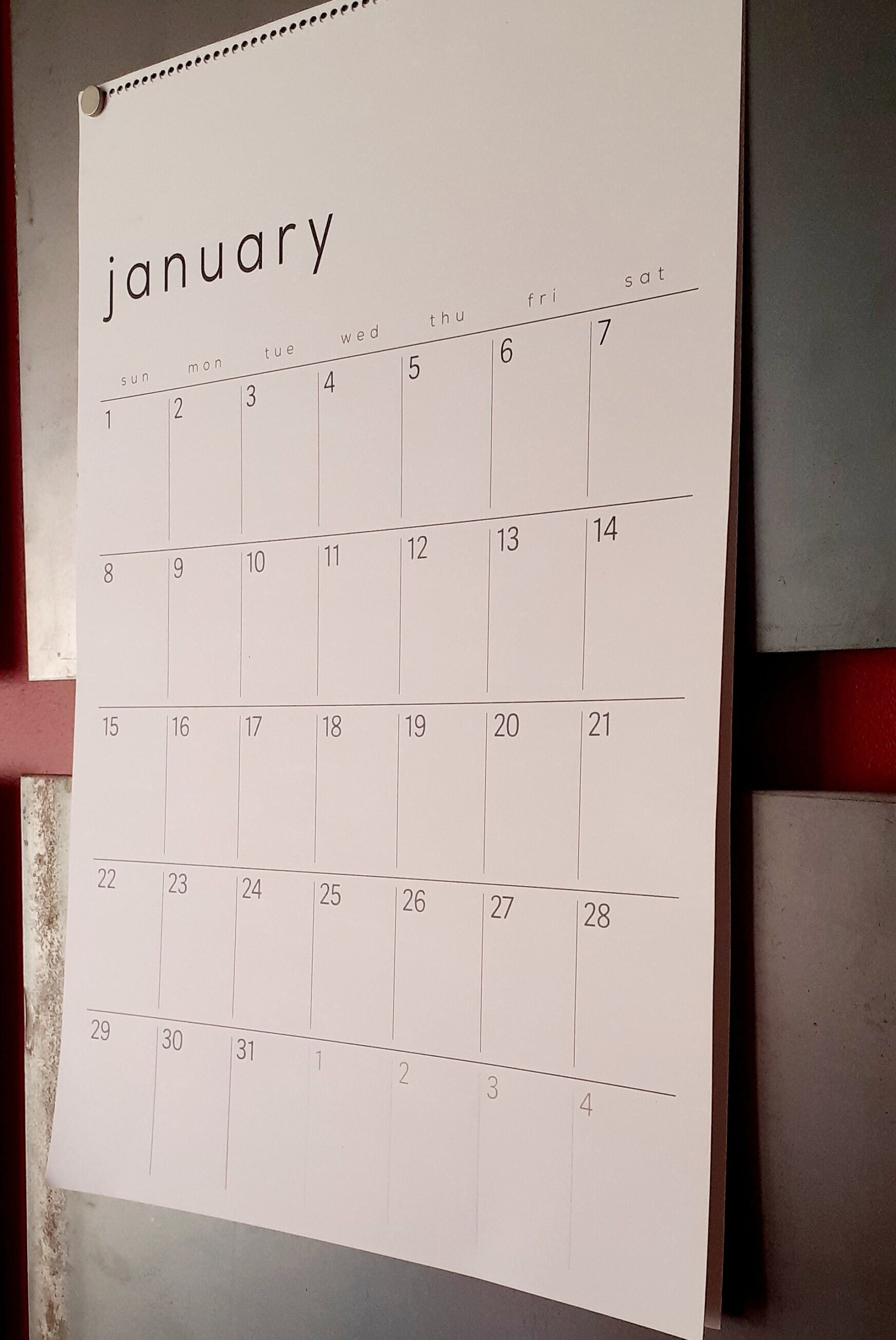 Modern, Elgant, Minimalist, 2023 Calendar. 12x18 Heavy Cardstock ...