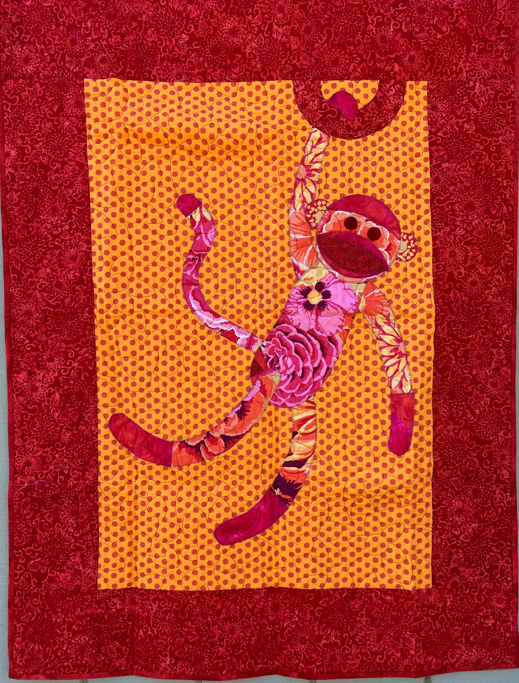Sock Monkey Applique Quilt Pattern - Etsy