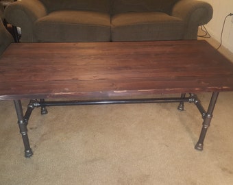 Iron pipe table | Etsy