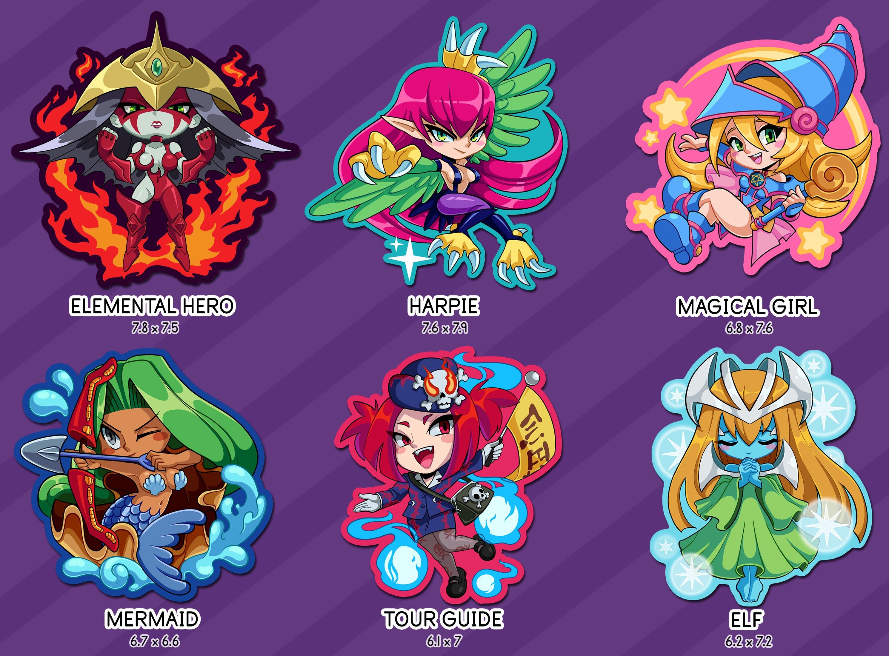 Duel Monsters Vinyl Stickers - Etsy