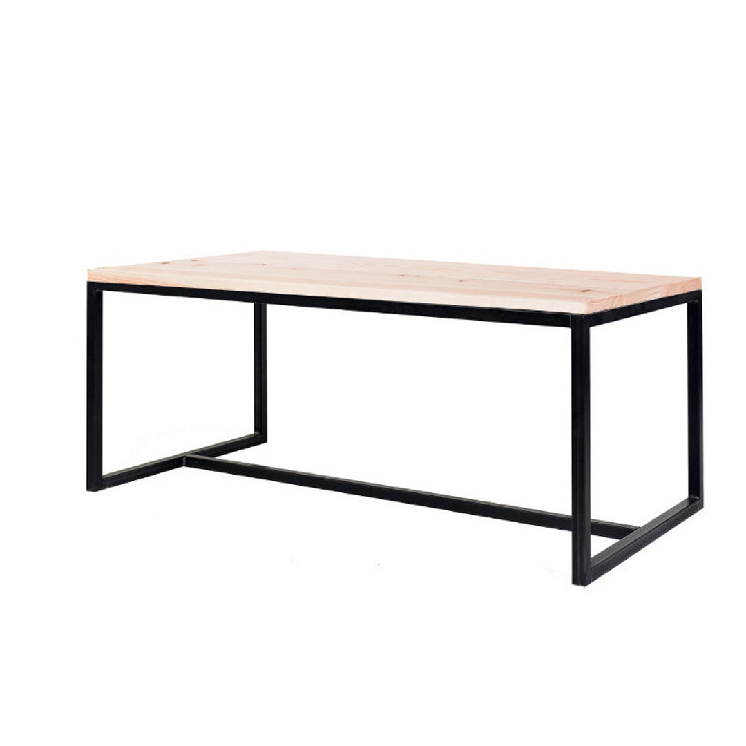 Industrial Dining Table, Solid Wood, Larch, Loft - Etsy