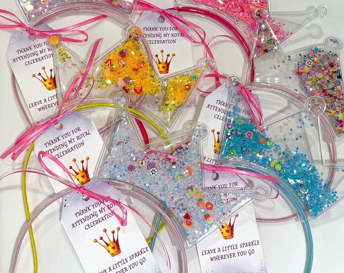 Set of 6 Princess Party Favors Birthday Party Tiaras - Etsy