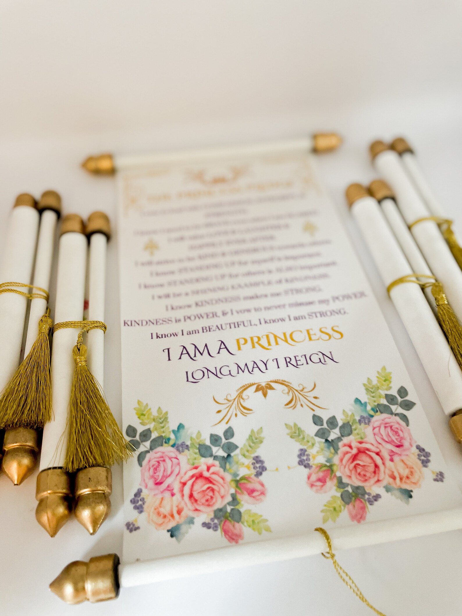 Princess Party Favors, Princess Pledge Scroll, Princess Coronation ...
