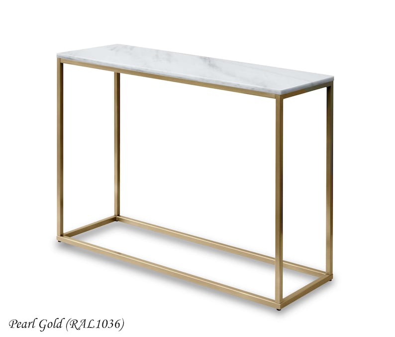 Console Coffee Table Made to Order SARA Marble Worktop | Etsy