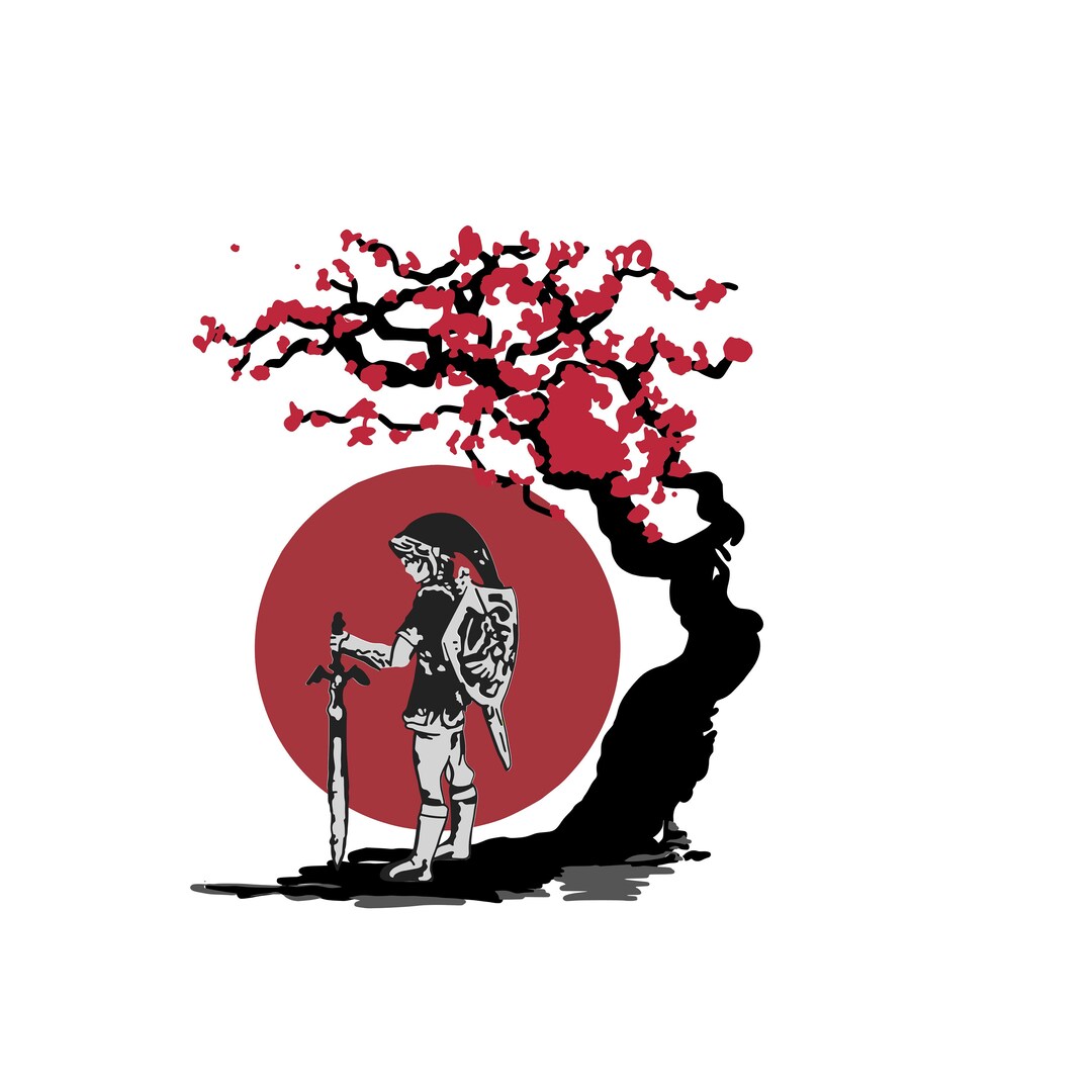 Video Games - Legend of Zelda - Cherry Tree | Svg | Jpg | Pdf| Png ...