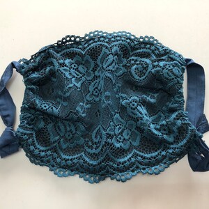 Lace Face Mask Face Protector With Cotton Filter Pocket - Etsy