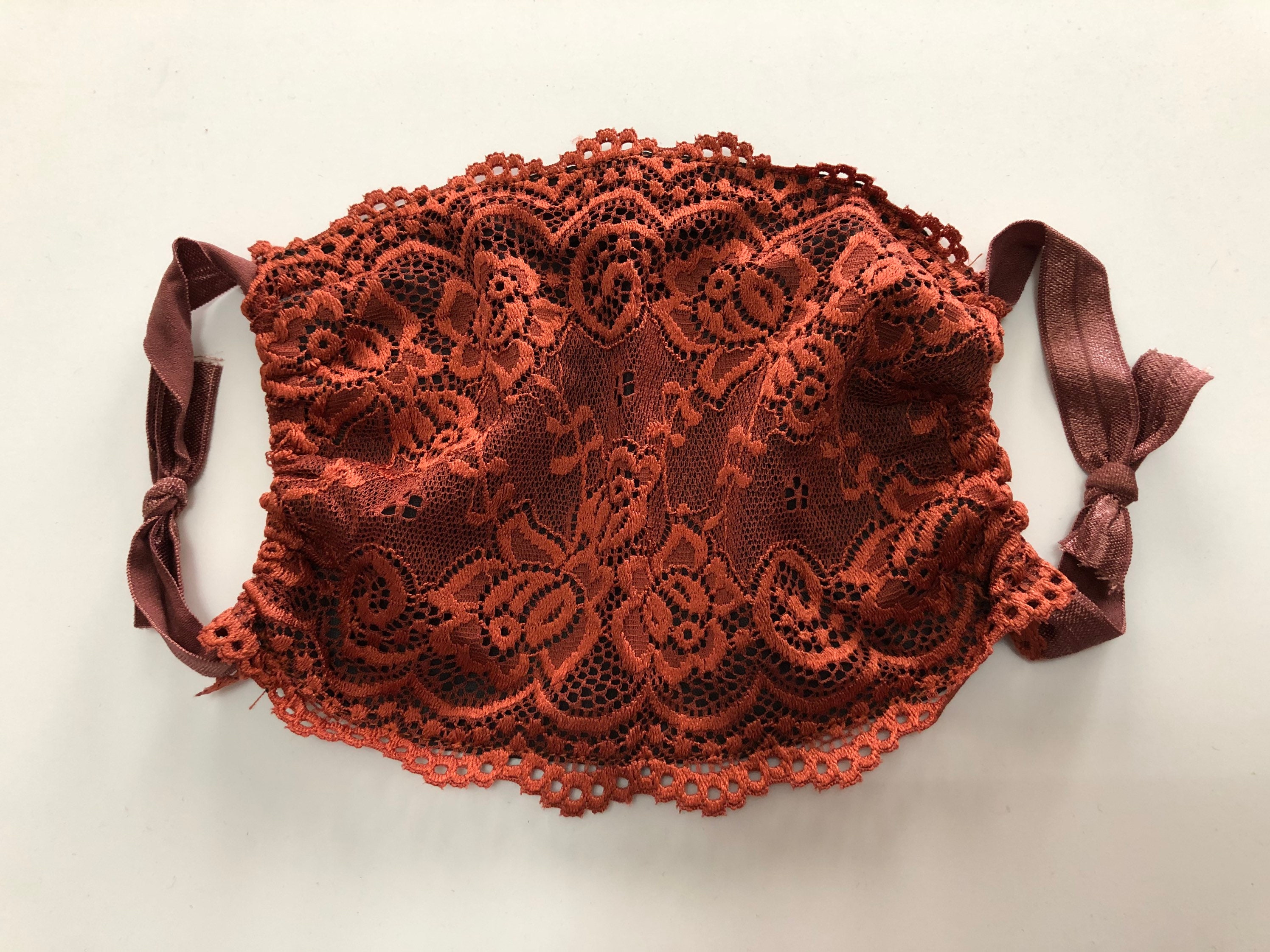 Lace Face Mask Face Protector With Cotton Filter Pocket - Etsy