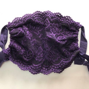 Lace Face Mask Face Protector With Cotton Filter Pocket - Etsy