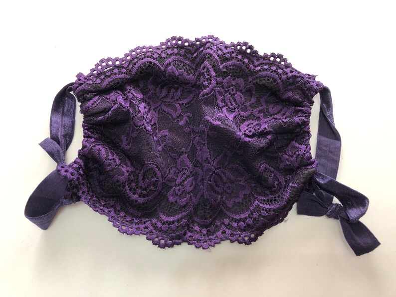 Lace Face Mask Face Protector With Cotton Filter Pocket - Etsy