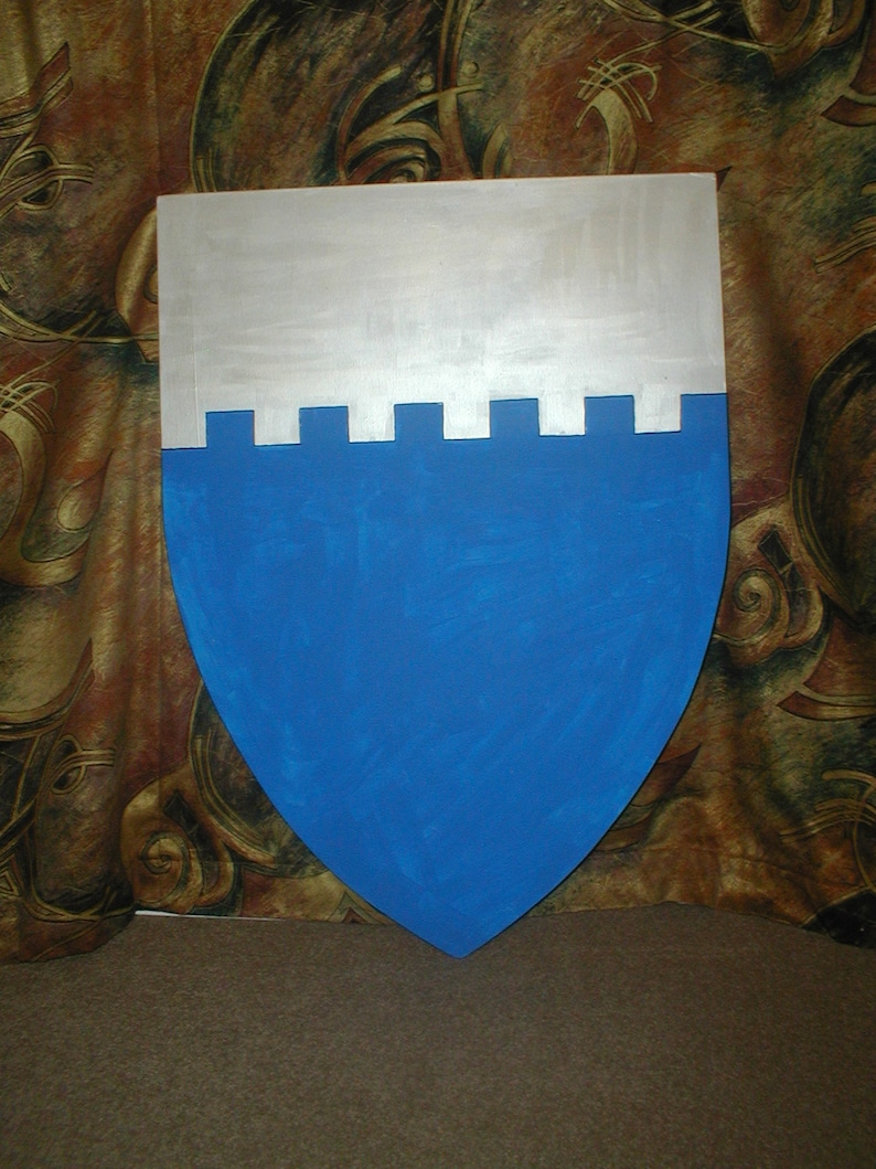 Basic Large Heater Shield Plaque Simple Decorative Flat - Etsy