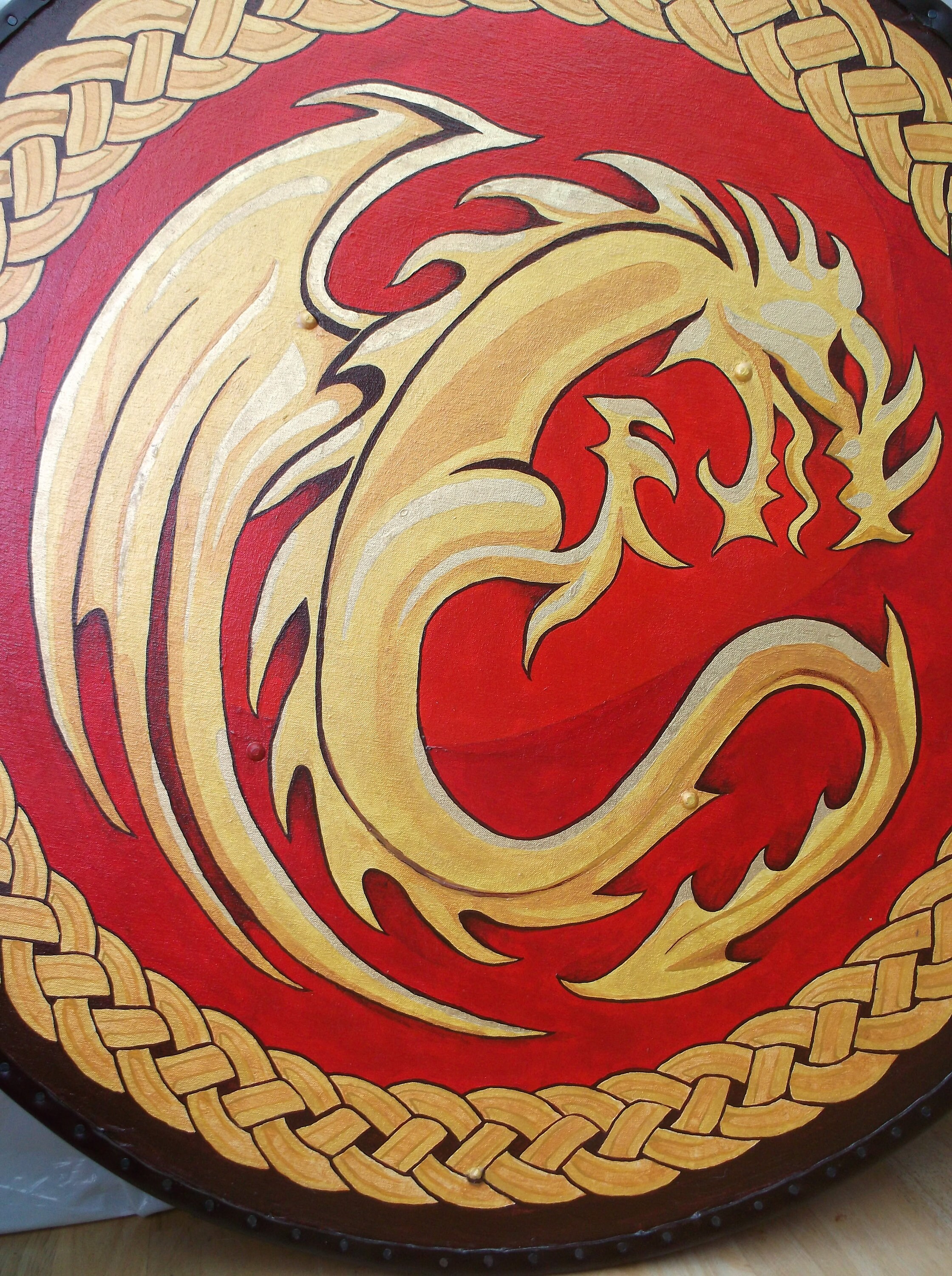 Complex Round Shield Knights Shield Re-enactment Combat - Etsy