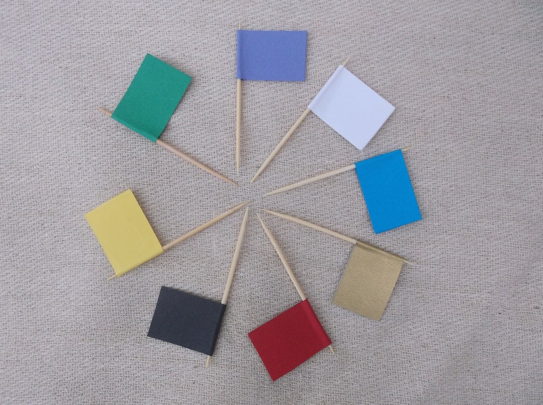 Cocktail Stick Flags, Mini Flags, Cake Flags, Toothpick Flags - Etsy UK