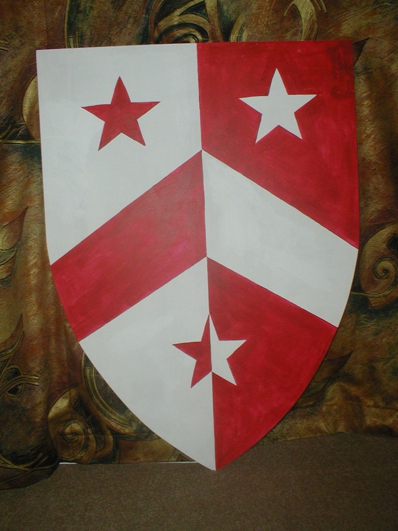 Basic Large Heater Shield Plaque Simple Decorative Flat - Etsy