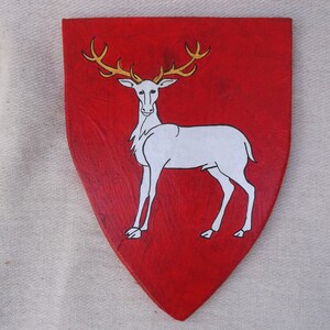 Small Heater Shield Plaque, Decorative Flat Shield-shaped Wall Hanging ...