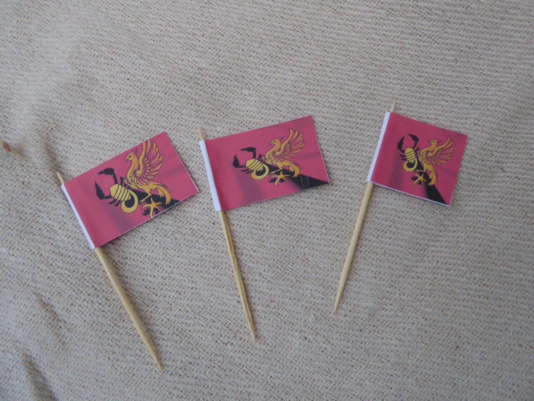 Custom Cocktail Flags, Your Logo Here Mini Flags, Unique Cupcake Flag ...