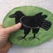 Raven Livery Badge Black Bird Patch Hand Sewn Crow - Etsy