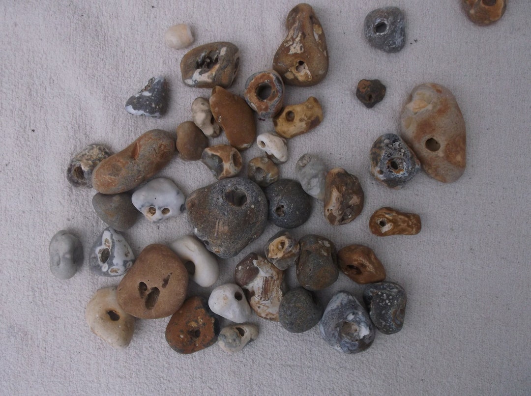 Hag Stone: Natural Sea Washed Odin Rock With Hole - Etsy