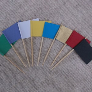 Cocktail Stick Flags, Mini Flags, Cake Flags, Toothpick Flags - Etsy UK