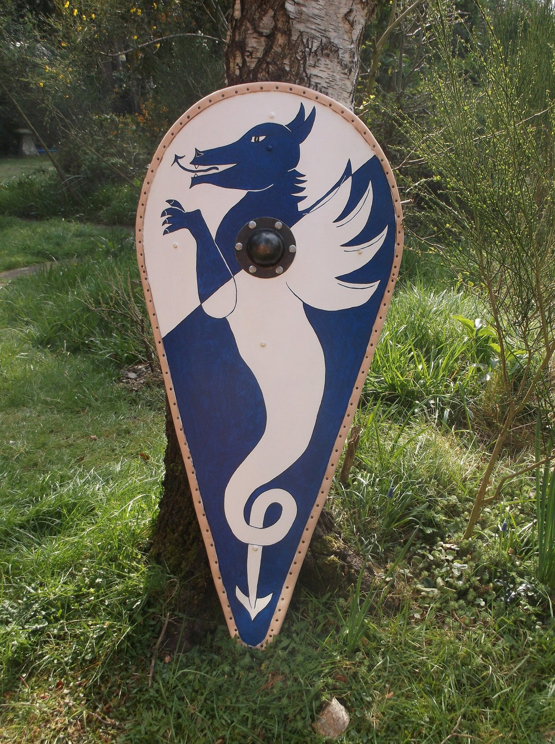 Complex Kite Shield, 1066 Shield, Re-enactment Combat Ready, Simple ...