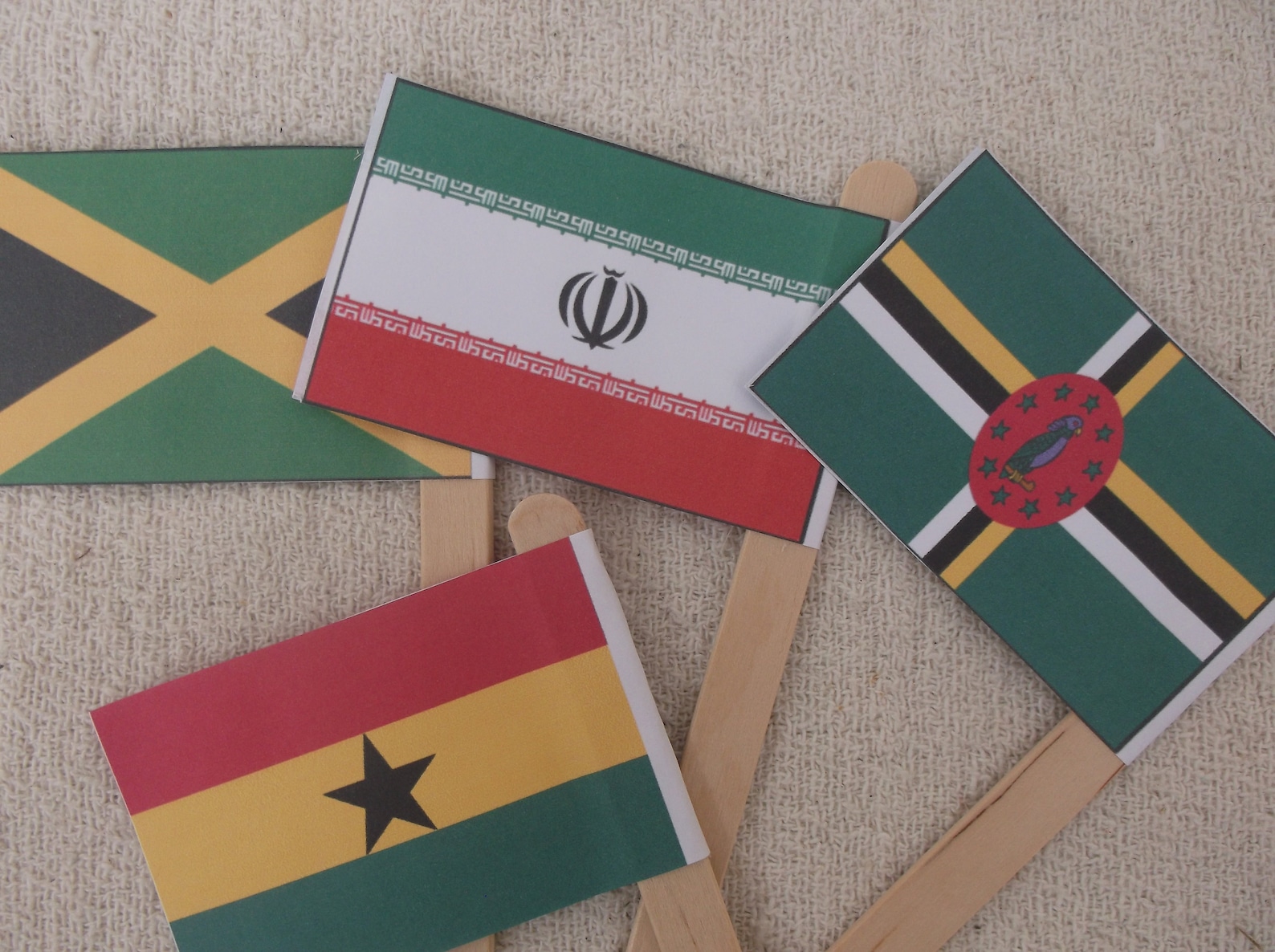 Lollipop Stick Flags Cake Topper Flags National Flags - Etsy