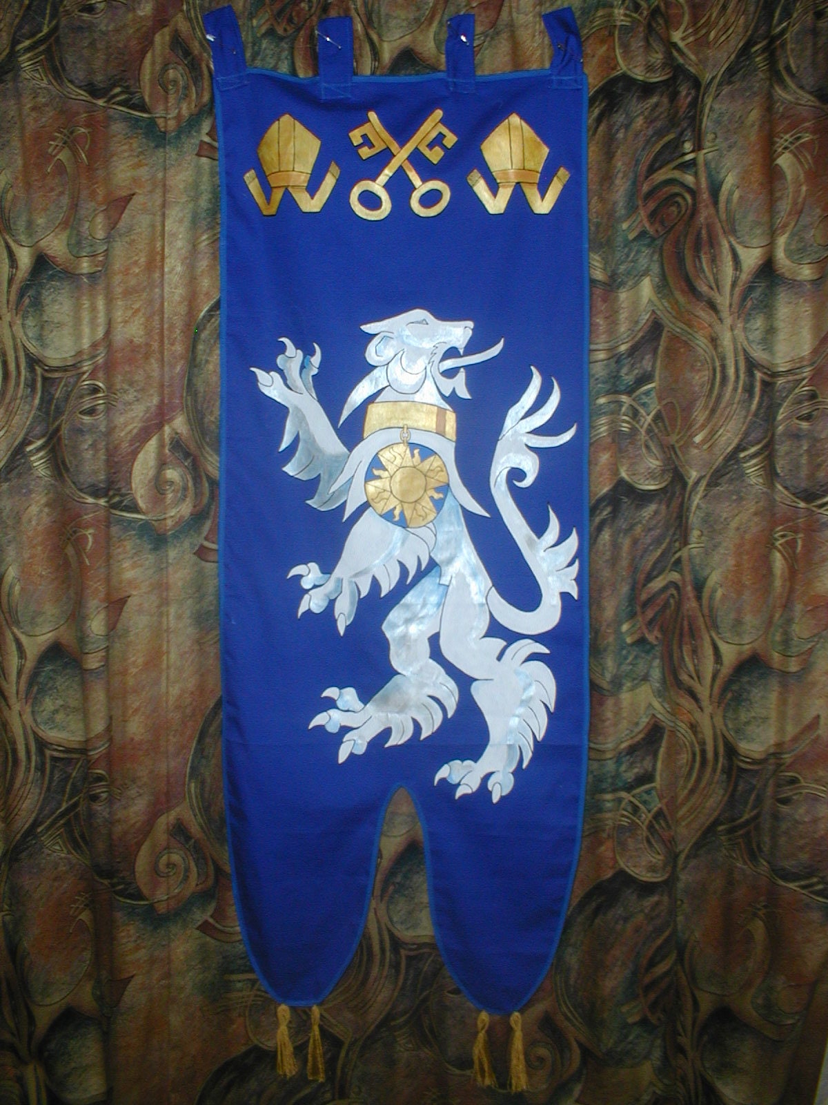 Gonfalon Hanging Flag Banner Fabric Wall Hanging - Etsy UK