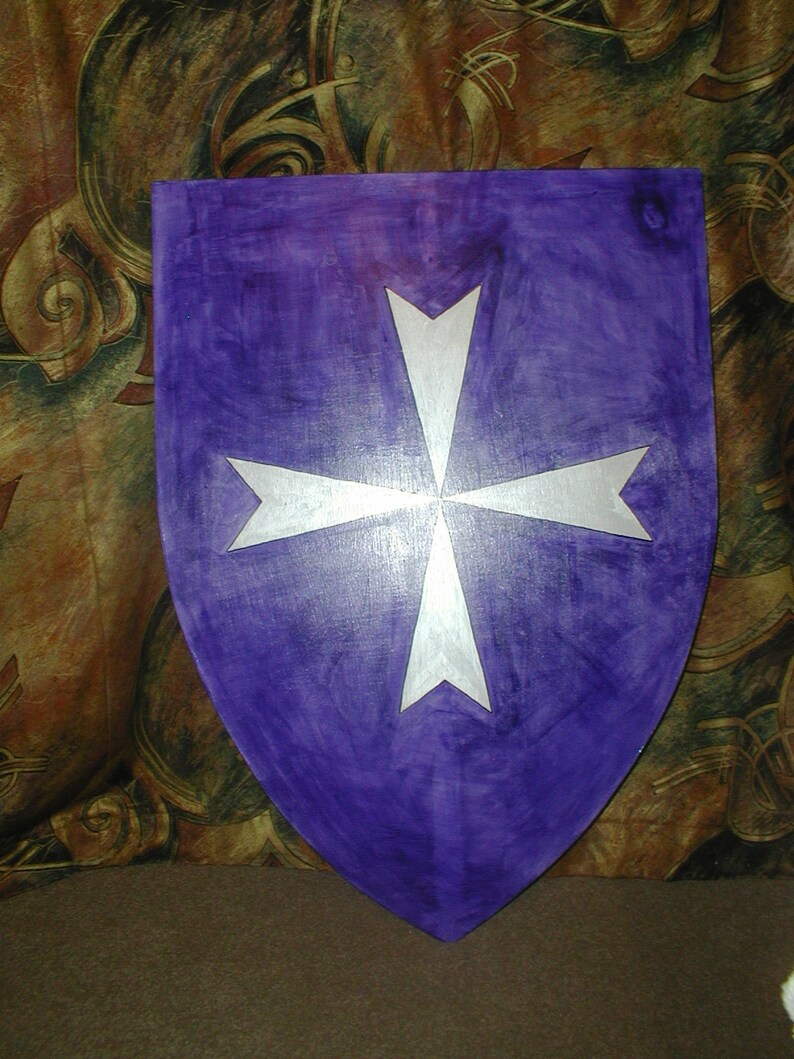 Basic Large Heater Shield Plaque Simple Decorative Flat - Etsy