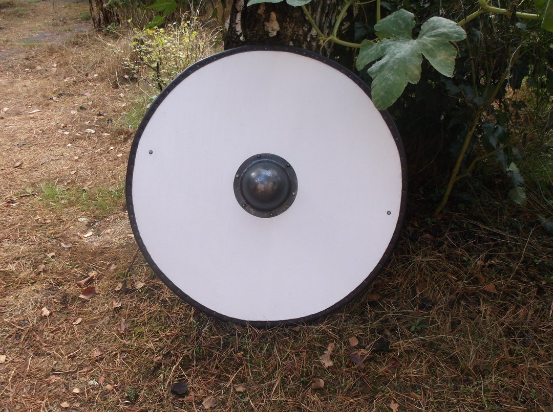 Blank Round Shield, Medieval Knight, Combat Ready, Re-enactment Shield ...