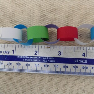 Mini Paper Chain, Classic Party Decoration, Paper Loop Garlands ...